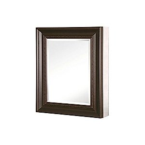 Pegasus SP4600 Deco 30-Inch High by 24-Inch Wide Framed Medicine Cabinet, Oil Rubbed Bronze