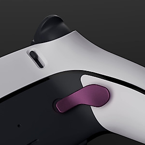 eXtremeRate Back Paddles for PS5 Edge Controller, Metallic Grape Replacement Interchangeable 4PCS Metal Back Buttons for PS5 Edge Controller - Controller NOT Included