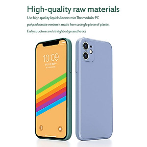 ZEZHOU Compatible with iPhone 11 Case, Upgrade Defender Liquid Silicone, [Full Covered Camera] [Soft Microfiber Lining] Shockproof Slim Thin Protective Phone Case for iPhone 11 6.1 inch, Black