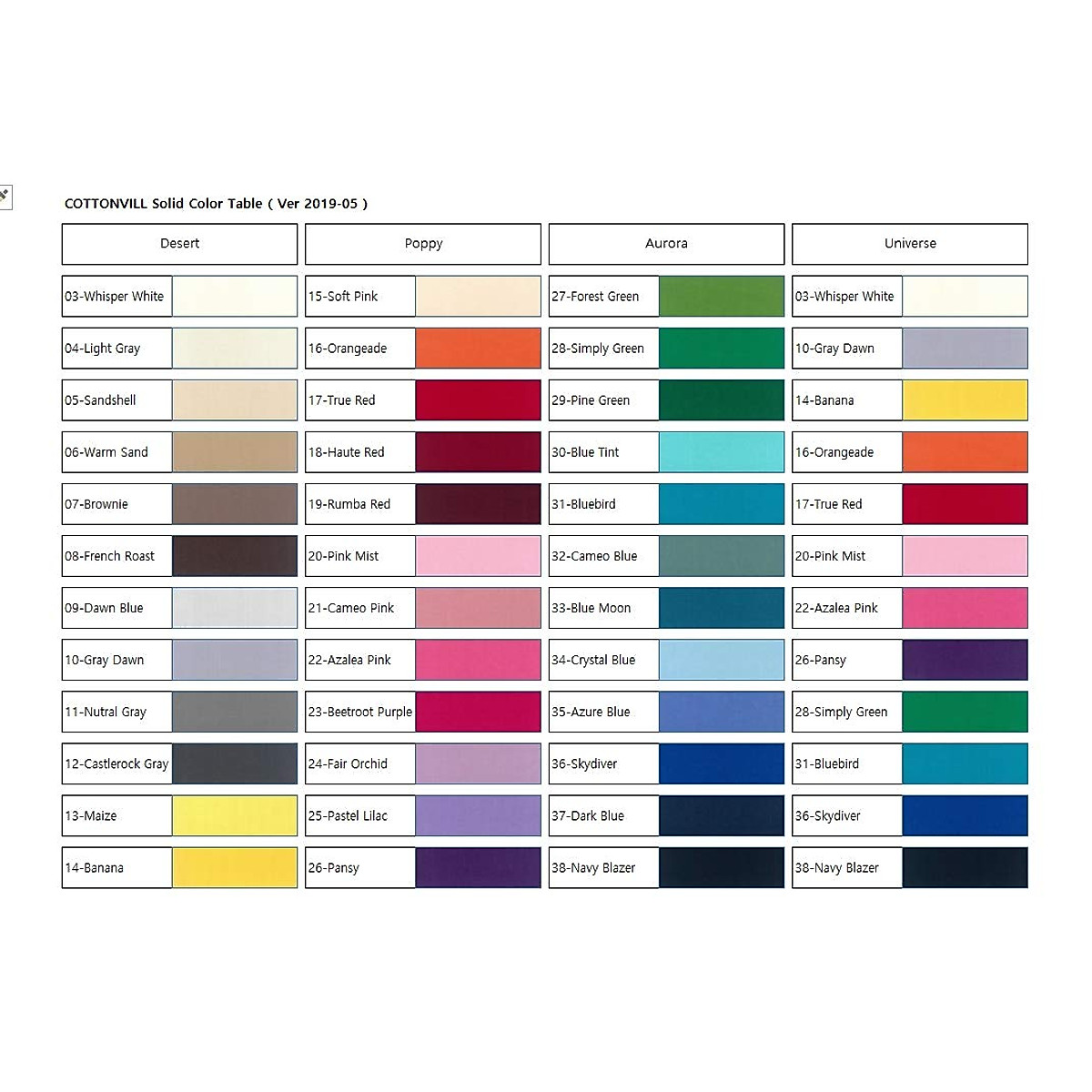 COTTONVILL 20COUNT Cotton Solid Quilting Fabric (10inch Square, 20-Pink Mist)