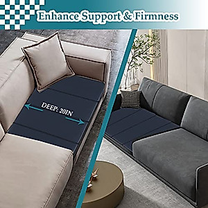 xooxfans Couch Supports for Sagging Cushions 20"x 67" Sofa Support Board Couch Cushion Support Insert Under Couch Seat Saver Replacement Fix Sagging Cushions for Home Improvement 50% Thicker