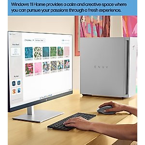 HP Envy Gaming Tower Desktop, 12th Gen Intel 16-Core i9-12900 up to 5.1GHz, 64GB DDR4 RAM, 4TB SSD, GeForce RTX 3070 8GB GDDR6, WiFi 6, Bluetooth, Windows 11 Home, BROAG Extension Cable