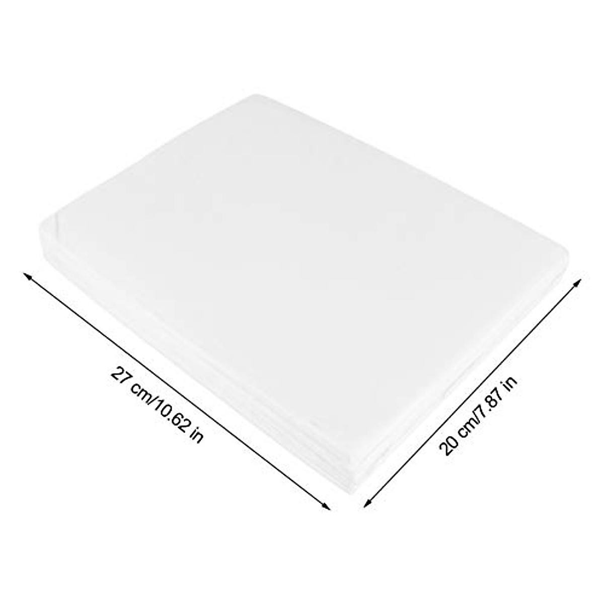 POPETPOP Cat Litter Box Liners 100pcs Disposable Bird Cage Liners Papers Non-Woven Absorbent Parrot Cages Cushion Pad Mat Accessories (White) Bird Paper Pad