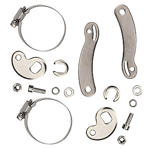 LGEGE Torque Arm Conversion Kit 2 Sets, Compatible with Most Electric Bicycle, Universal Protective Accessories for e-Bike Front or Rear Hub Motors (Not Exceed 14mm)