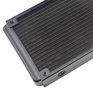 BXQINLENX 18 Pipe Aluminum Heat Exchanger Radiator for PC CPU CO2 Laser Water Cool System Computer 360mm(B)