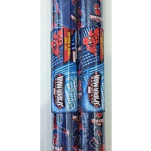 Licensed Children's Gift Wrap Paper (2 Rolls) (Spiderman) by Greenbrier