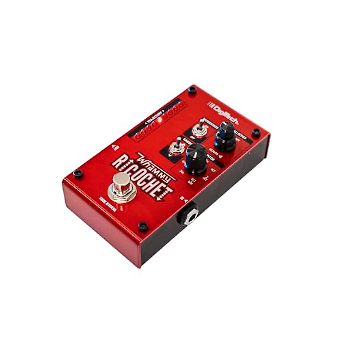 DigiTech Mini Pitch Acoustic Guitar Effect Pedal, Red (Whammy Ricochet)
