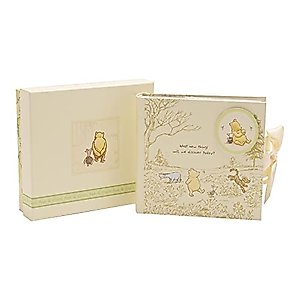 Happy Homewares Winnie The Pooh Album with Images of Pooh, Piglet, Tigger and Eeyore - Officially Licensed