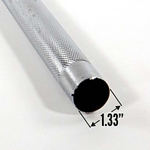 US Cargo Control Standard Chrome Winch Bar, Steel Ratchet Winch Bar for Cargo Tie Down, Made with Non-Slip Handle and Angular Bend for Easy Tightening, 31.5 Inches