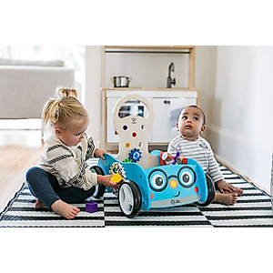 Baby Einstein Discovery Buggy Wooden Activity Walker & Wagon, Ages 12 Months +