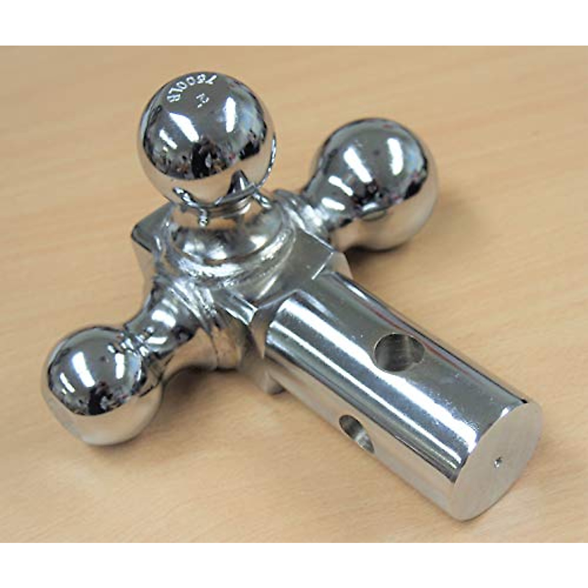 EAGLEKING Triple Ball Tri-Ball Swivel Adjustable Trailer Drop Tow Hitch Mount 2" Receiver