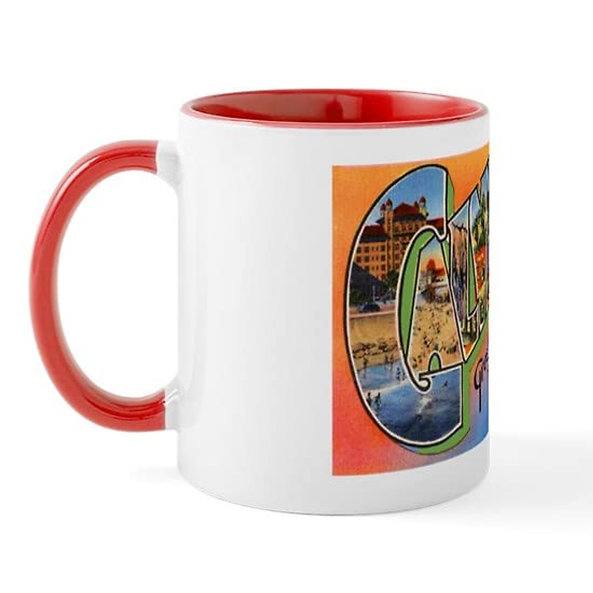 CafePress Galveston Texas Greetings Mug Ceramic Coffee Mug, Tea Cup 11 oz