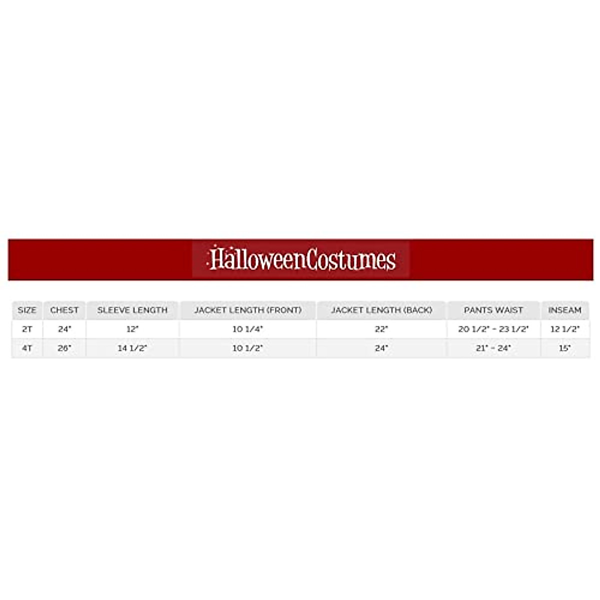 Fun Costumes Toddler Nightmare Before Christmas Jack Skellington Outfit 2T