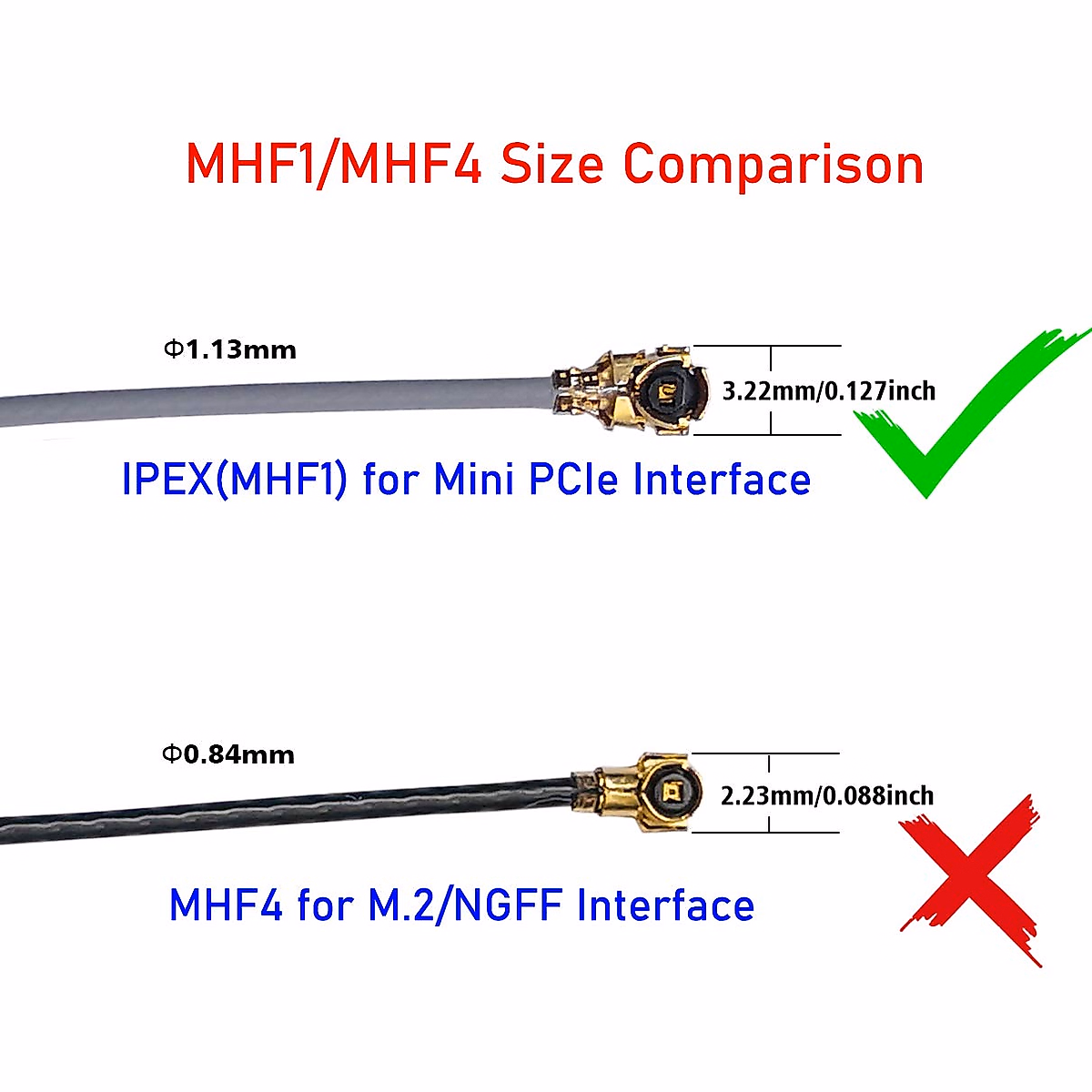 PS4 Antenna Upgrade Replacement Kit 10dBi 2.4GHz Long Range Extender BT WiFi Antenna + 10in U.FL to RP-SMA Cable for Mini PCIe Card + RP SMA Extension Cable 10ft