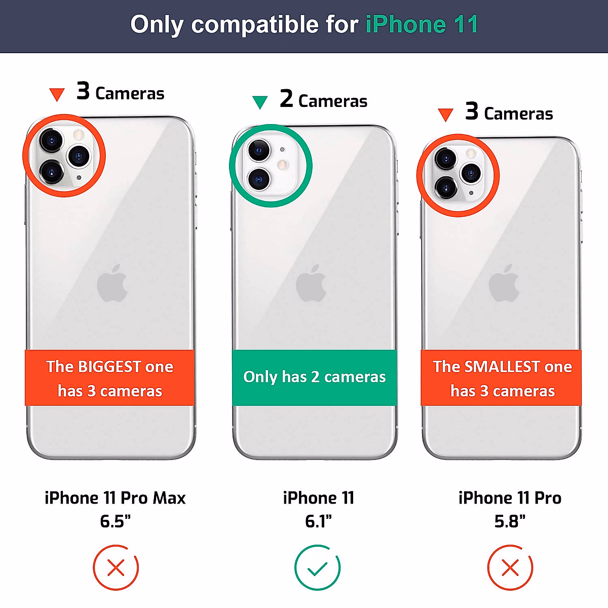 MILPROX Case Compatible for iPhone 11, Bling Sparkly Glitter Luxury Shiny Sparker Shell, Protective 3 Layer Hybrid Anti-Slick Slim Soft Cover for iPhone 11 6.1 inch (2019)-Black