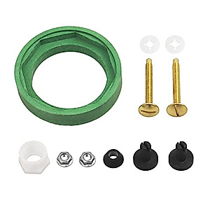 3'' Toilet Tank to Bowl Coupling Kit, Fits for American Standard Champion 4 Toilet Parts AS738756-0070A, Includes Gasket, Bolts and Other Essential Parts for Most 3 Inch Flush Valve Opening Tanks
