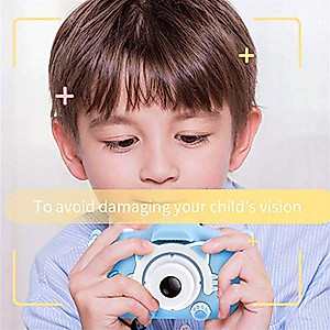 LKYBOA Digital Camera Kids Camera Screen Portable Compact Children's Cartoon Digital,Kids Camera (Color : A)