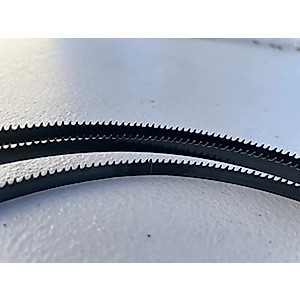 Atools Ground Tooth Band Saw Blades 56-7/8 Inch X 1/4-Inch X 12TPI, 2-Pack