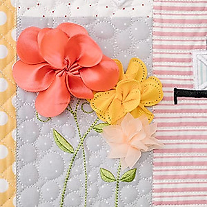 Kimberbell Pull Flower Summer Bouquets: KDKB173, Includes 6 Unique Ribbon Pull Flowers, 36" Each Strand, Synthetic, Iron-Friendly & Machine Washable, Pair with Featured Quilts & Bench Pillows