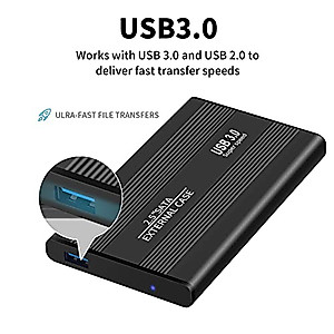 640GB 2.5 Inch Portable External Hard Drive USB 3.0 HDD Storage Compatible for PC, Desktop, Laptop, Mac, MacBook, Chromebook, Xbox One,PS5, PS4