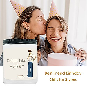 Funny Smells Like Harry Candle Gifts - Harry's House Scented Candle Gifts - 7oz, Teakwood