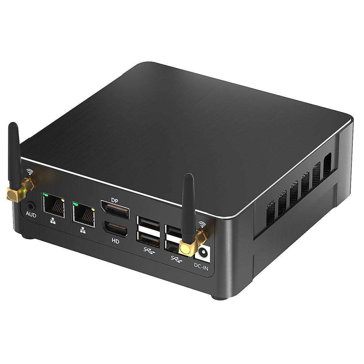 msecore Mini PC with AMD Ryzen 9 5900HX 8 Cores, 32G RAM, 1T SSD, Dual LAN, Support 1 * 2.5G, 4K Triple Display, Wi-Fi 6E, Small Desktop Computer for Bussiness, Daily Use, Windows 11 Pro