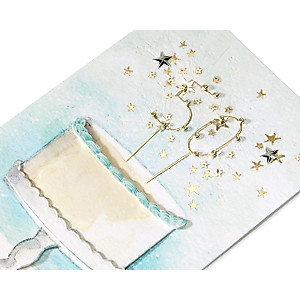 Papyrus 50th Birthday Card (You Shine Brighter Than Ever)