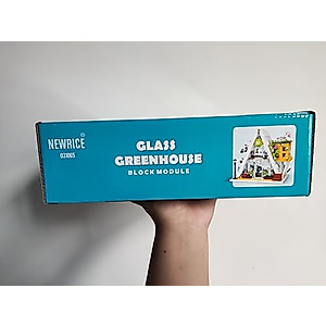 Flower House Architecture Building Set with LED Light,City Flower Store Model Kit,Building Blocks Toy for 15+ Age Teen,Adult (1593 Pieces)