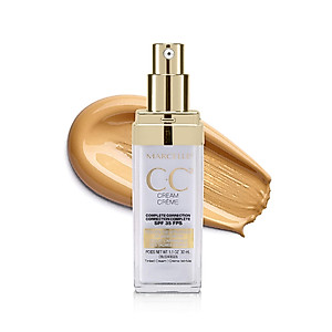 Marcelle CC Cream SPF 35, Golden Glow Universal Tint, Skin Enhancer, Paraben-Free, 1 Fl. Oz.
