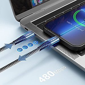 ohbox Short iPhone Charger Cable 3Pack 12 inch Lightning Cable 1FT iPhone Charging Cord Compatible with iPhone 14/13/12/11/Pro/Max/Mini/X/Plus/8/7/6/5S/SE/Plus/iPad