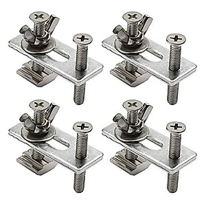 Genmitsu 4PCS T-track Mini Hold Down Clamp Kit, Compatible with 3018-PRO/3018-MX3/3018-PROVer CNC Router Machine