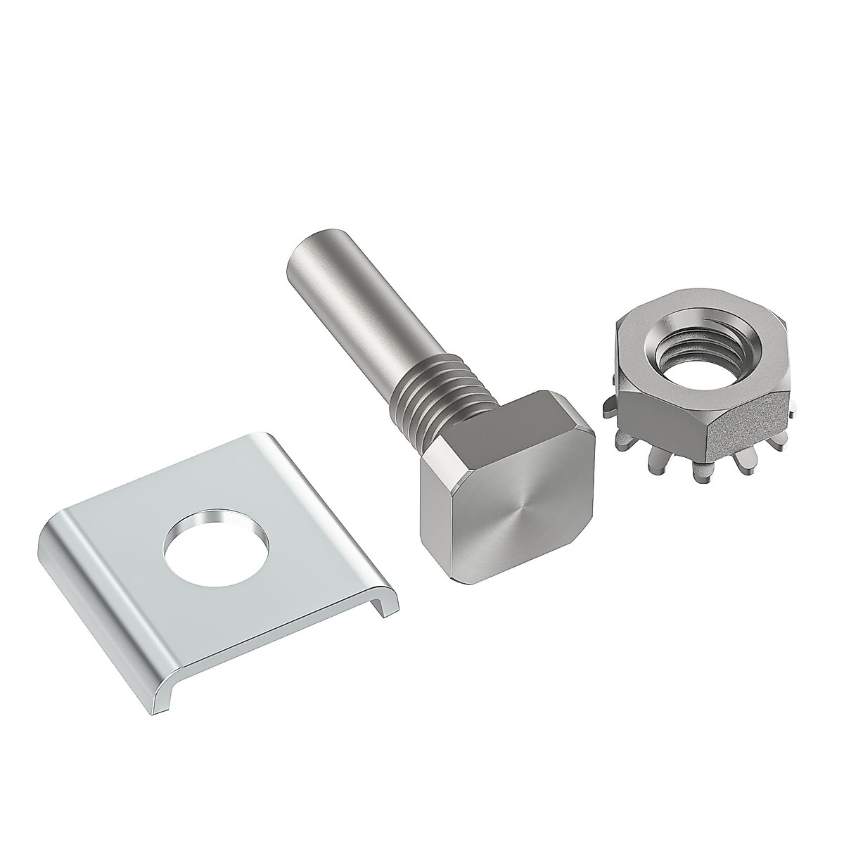 GRONGU Shower Door Pivot Pin Kit for Pivot Shower Doors, Stainless Steel Framed Pivot Shower Door Parts with Hex-Nut and Washer, Shower Door Pivot Replacement Parts