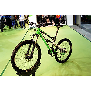 SwishTi Marechal Sollers Mountain Bicycle Bike Frame for All Mountain/Enduro/Free Ride use w/Rockshox Shock in 26"/27.5" (Green, 27.5")