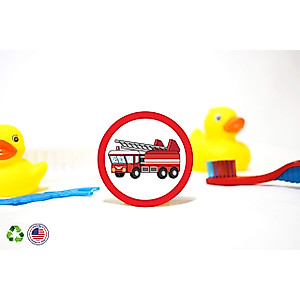 75 Pack Toilet Targets for Boys, Potty Training Flushable Targets, 2 X 2 Inch Paper Tinkle Targets for Boys, 100% Biodegradable and Sewage Safe, Pee Targets for Boys Training