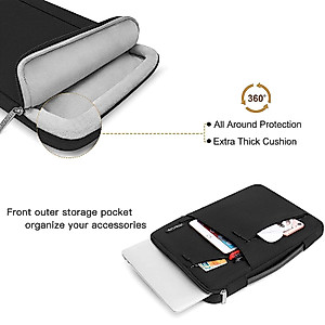 MOSISO Compatible with MacBook Air 13 inch Case 2022 2021 2020 Release A2337 M1 A2179 Retina Display Touch ID, Plastic Hard Shell Case with TPU Bumper&Carrying Sleeve Bag&Keyboard Cover, Black