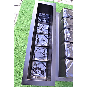 Concrete molds Straight Edge Stone Log Edging Border Garden curbs Sold 2pcs BR02