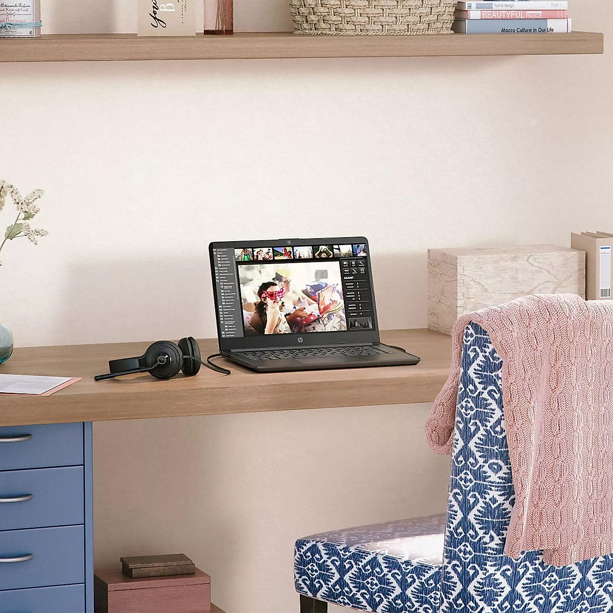 HP Pavilion Laptop (2022 Model), 14-inch Micro-Edge HD Display, AMD Athlon Gold 3150U, 8GB RAM, 128GB SSD, Thin & Portable, Webcam, HDMI, Wi-Fi, Bluetooth, Windows 10, 1 Year of Office 365 (Renewed)