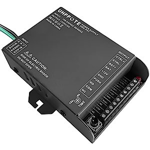 UHPPOTE Door Access Control Power Supply 12V for Electric Lock Intercom Camera (Input:110-240VAC to Output:12VDC)