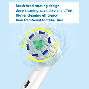 Sensitive Toothbrush Heads Replacement for Oral B, Ultra Sensi Replacement Brush Heads Compatible with Oral-B Professional Electric Toothbrush Heads 12 Pack