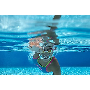 Arena Unisex Adults Soft Latex Swim Cap for Training and Fitness Swimming, Elastic Bathing Cap for Long Hair, Reinforced Edge, Pearl Pink