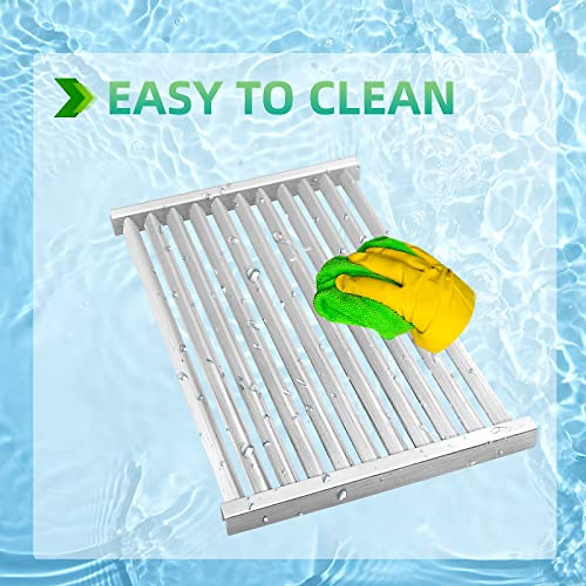 Folocy 17” Grill Grates Replacement for Charbroil Infrared 463242715, 463242716, 463276016, Nexgrill 720-0882A, 720-0882D, Walmart 555179228, BHG 720-0882, Commercial Series 463257520, Cooking Grids