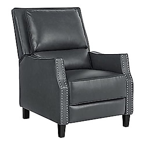 Lane Home Furnishings Caspian Pushback Chair, Charcoal