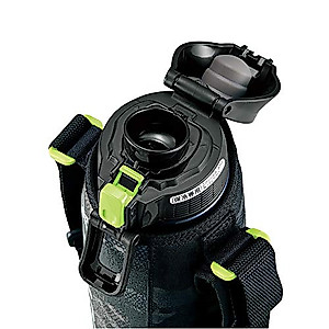 Zojirushi SD-FB10-HG Water Bottle, Direct Drinking, Sports Type, Stainless Steel Cool Bottle, 0.3 gal (1.0 L), Lime Gray