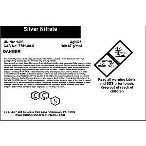 Silver Nitrate 10g Glass Bottle High Purity (10 Grams)