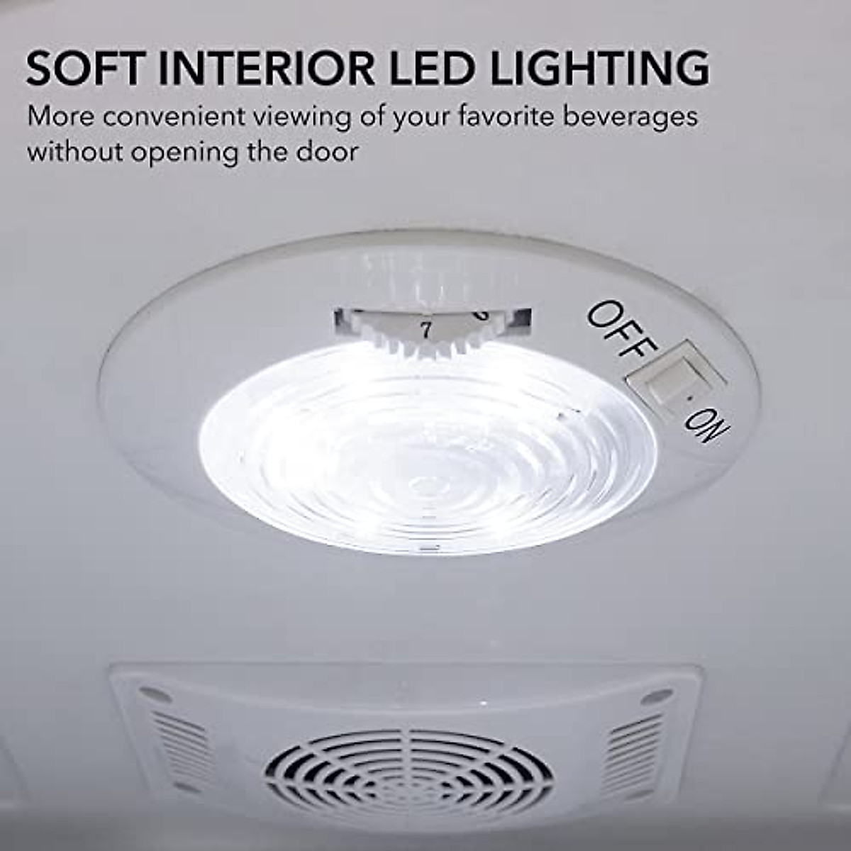 Whynter BR-091WS, 90 Can Capacity Stainless Steel Beverage Refrigerator with Lock, White