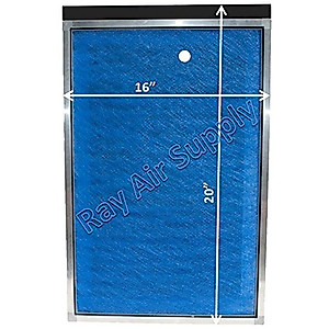 RAYAIR SUPPLY 16x20 Pristine Air Cleaner Replacement Filter Pads 16X20 Refills (3 Pack)