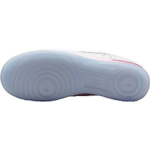 Nike Men's Air Force 1 07 PRM White/Lotus Pink-Yellow Gold (FD0778 100) - 10.5