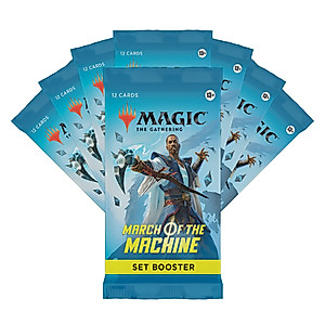 Magic: The Gathering March of the Machine Bundle | 8 Set Boosters + Accessories