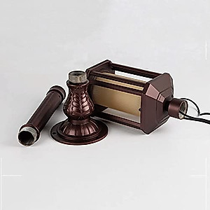 MODEBHD European Outdoor Glass Pillar E27 Lantern Lawn Lights Garden Lawn Lamps 0.8M Waterproof Landscape Lighting Post Light Park Floor Lamp Street Post Light Decoration Illumination, Brown