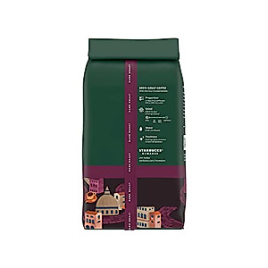 Starbucks Whole Bean Coffee—Dark Roast Coffee—Italian Roast—100% Arabica—6 bags (12 oz each)